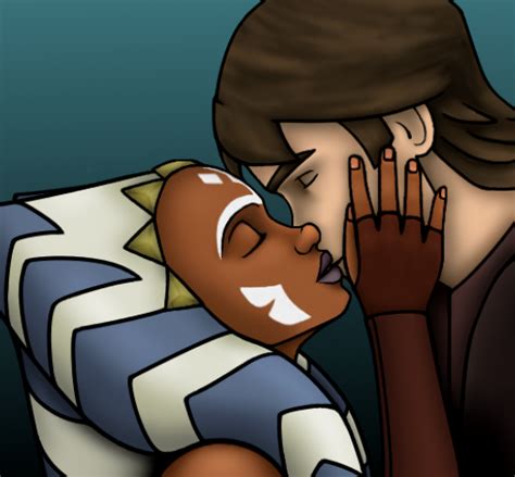 Photo Star Wars Ahsoka Tano And Anakin Darth Vader