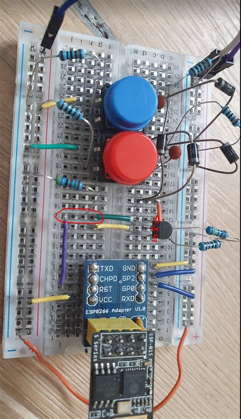 Esp8266 Problem Using Mosfet To Reset A Microcontroller Drain