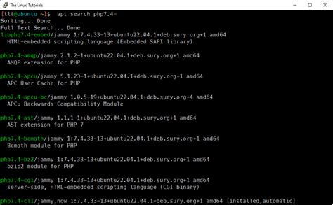 How To Install Php 74 On Ubuntu 2204 The Linux Tutorials