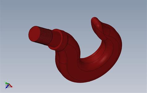伪造的钩子 Hook Solidworks 2012 模型图纸免费下载 懒石网