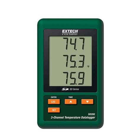 Extech SD200 3 Channel Temperature Data Logger From Masterflex