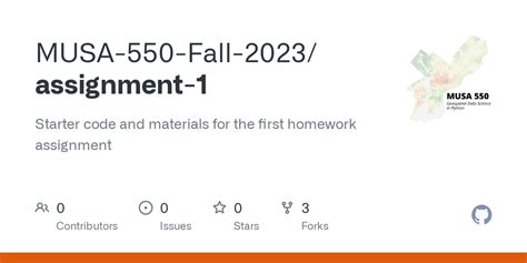 Github Musa 550 Fall 2023assignment 1 Starter Code And Materials For The First Homework