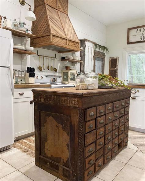 18 Chic Kitchen Island With Drawers Ideas For A Flawless Space Rustic