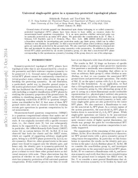 Pdf Ground States Of 1d Symmetry Protected Topological Phases And