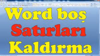 Delete Empty Lines In Microsoft Word YouTube