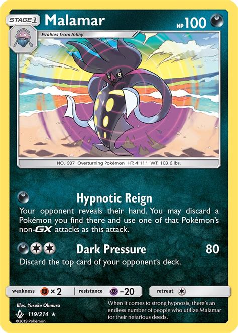 Malamar 119214 Unbroken Bonds Pokemonkaartnl