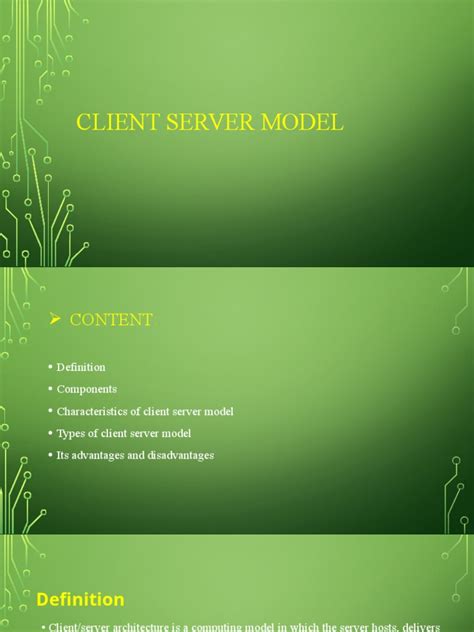 Client Server Model Pdf Clientserver Model Server Computing