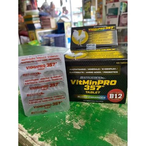 Battlecock Vitminpro 357 Tablet Sold Per 10tablet Lazada Ph
