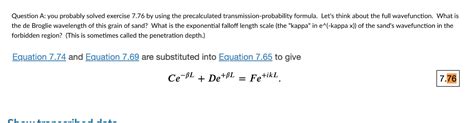 Question A You Probably Solved Exercise 776 By