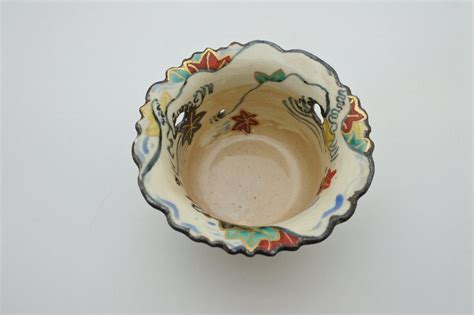 Bb Izumi作家ものの器 中條正康 流水紅葉小向付