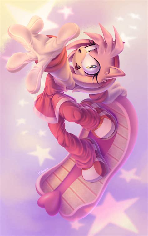 Sonic Riders Amy By Violetstardoesart On Deviantart