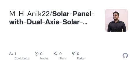 GitHub M H Anik Solar Panel With Dual Axis Solar Tracker Without Arduino