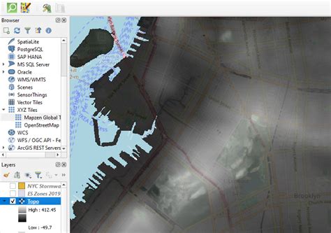 Unable To View Raster Layers For Calculation Using QGIS Geographic Information Systems Stack