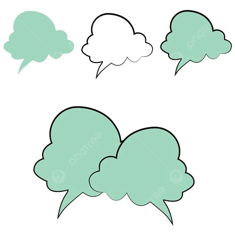 Cartoon Speech Bubbles Vector Clip Art Cartoon Speech Bubbles Png