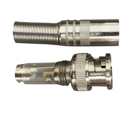 Conector Bnc Macho Parafuso Com Mola