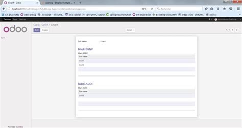 odoo display multiple one2many field with different domain