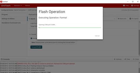 Tsw1400evm Port Not Detected And Awr1642 Not Formating Data