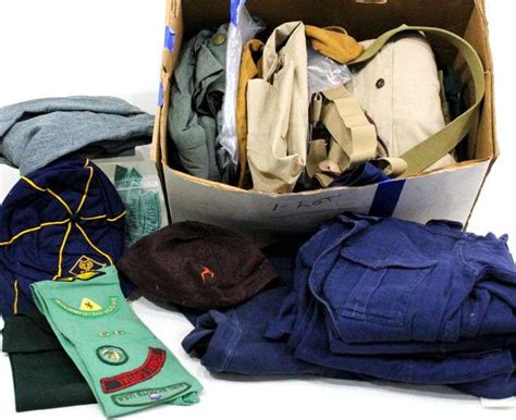 Vintage Scouting Gear Box Full Bunting Online Auctions