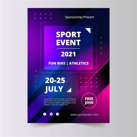 대회 포스터 벡터 Freepik에서 무료 고품질 벡터를 다운로드하세요 Freepik