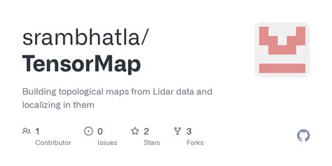 Github Srambhatla Tensormap Building Topological Maps From Lidar Data And Localizing In Them