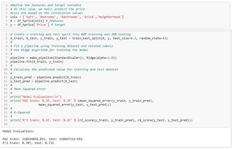 Solved A Implement Ridge Lasso Regression For The Dataset Data Set