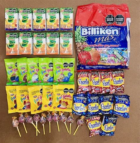 Combo De Golosinas Para Cumpleaños 10 Chicos Combo Lila Envío Gratis