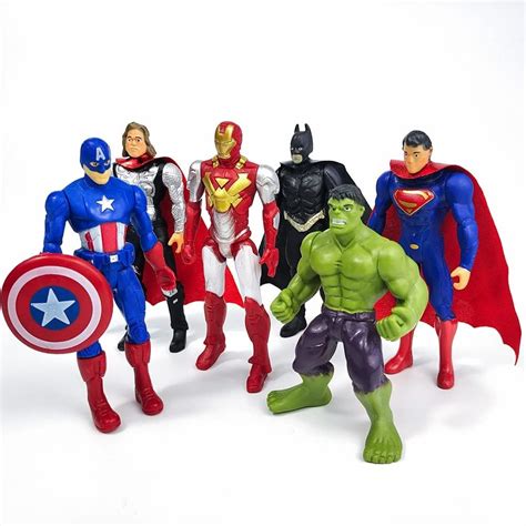 Viliv Ultimate Superhero Toys Set Of 6 Psc Best India Ubuy