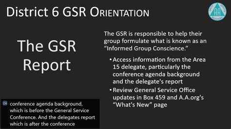 Virtual GSR Orientation YouTube