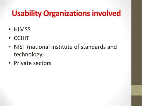 Ehr Usability Ppt