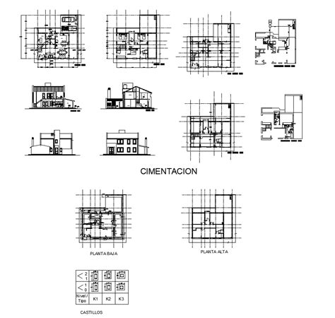 Building Structure Detail Elevation And Section 2d View Layout Dwg File Cadbull