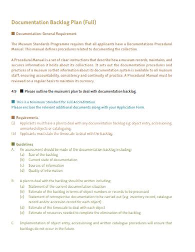 10 Documentation Plan Examples To Download