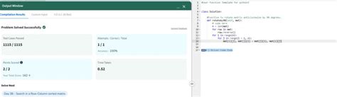 Gfg160 Geekstreak2025 Gfg160 Matrixrotation Python Problemsolving Raj Dwivedi
