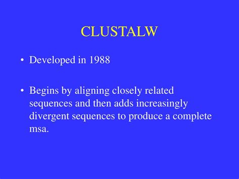 ppt msa multiple sequence alignment powerpoint presentation free