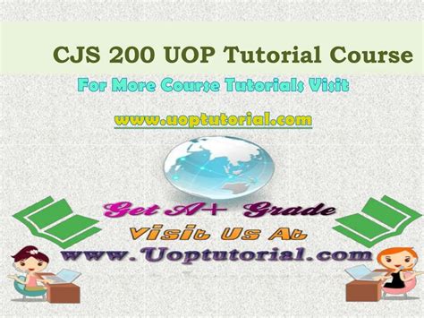 PPT CJS UOP Tutorial Course Uoptutorial PowerPoint Presentation ID