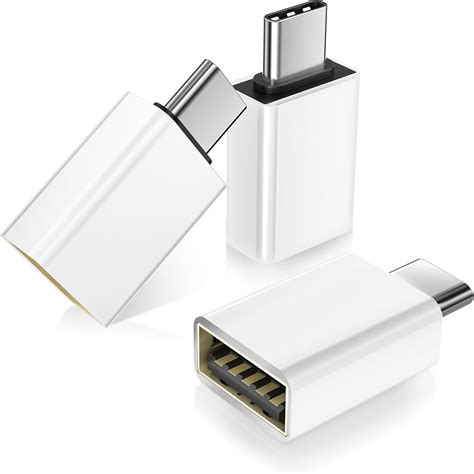 Basesailor Usb C To Adapter 3 Pack Usb Male A 3 0 Female Adapter Type Thunderbolt 5 4 Otg