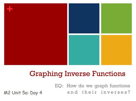 PPT Graphing Inverse Functions PowerPoint Presentation Free Download