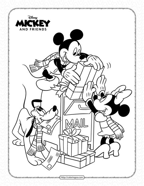 Mickey Mouse And Friends Coloring Pages To Print