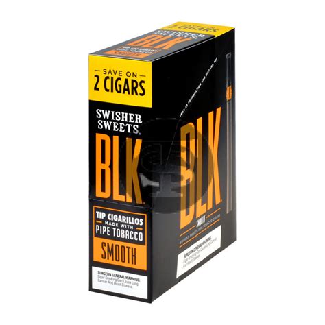 Blk Swisher Tip Cigarillos Tobacco Stock