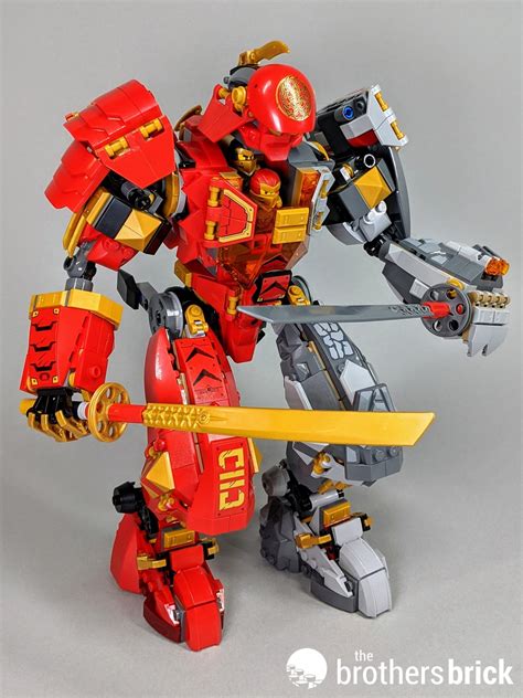 Lego Ninjago Fire Stone Mech Review The Brothers Brick The Brothers Brick