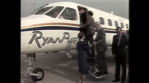 Ryanair Launches First Route Ireland 1985 Youtube
