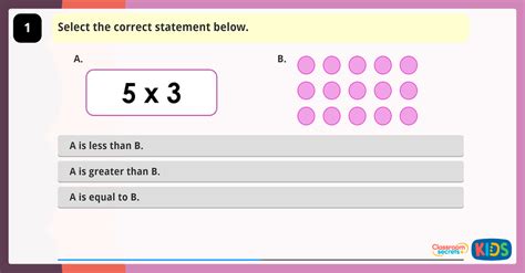 Free Year 3 Comparing Statements Lesson Classroom Secrets Classroom