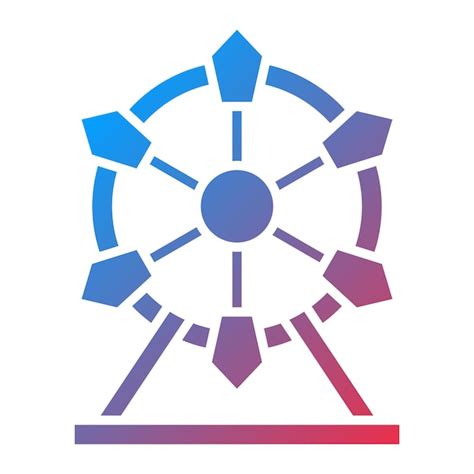 Premium Vector Vector Design Ferris Wheel Icon Style