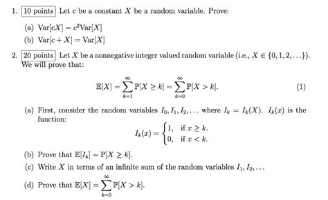 Solved Let C Be A Constant X Be A Random Variable Prove Chegg