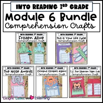 HMH Into Reading 3rd Grade Module 6 BUNDLE Crafts By Laughs Lattes And Learning