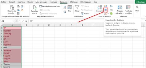 Comment Supprimer Les Doublons Dans Microsoft Excel