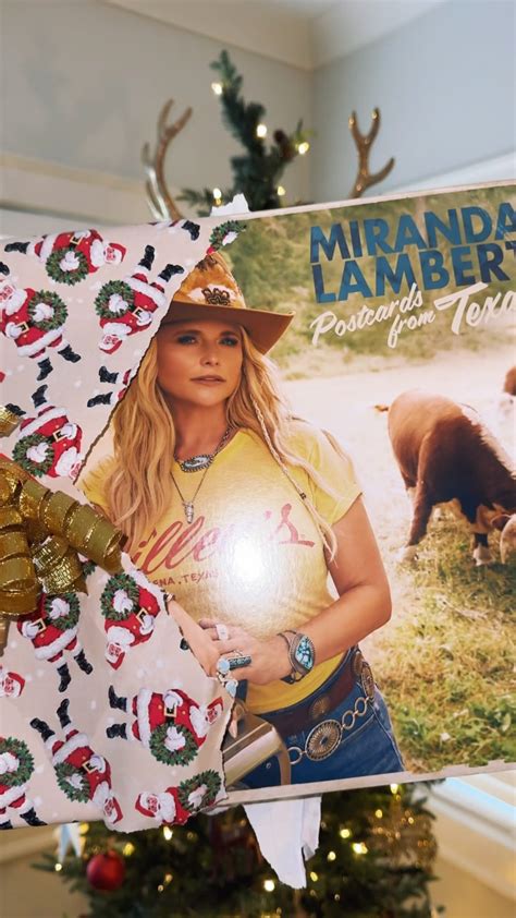 Miranda Lambert Postcards Christmas Cards 🤠 ️💚💿 Instagram