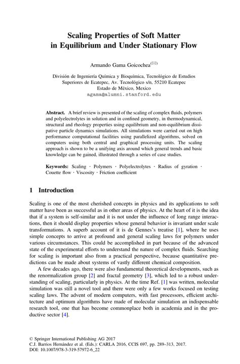 pdf scaling properties of soft matter in equilibrium and under
