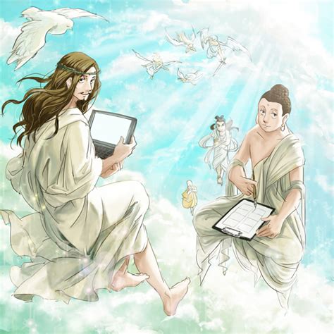 Saint Young Men Jesus Flower Crown