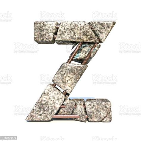 콘크리트 골절 글꼴 문자 Z 3d 0명에 대한 스톡 사진 및 기타 이미지 0명 3차원 형태 갈색 Istock