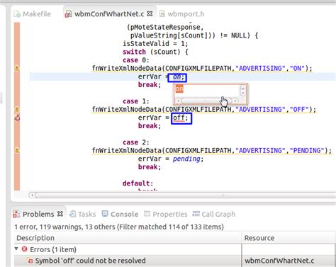 【已解决】ubuntu下eclipse中交叉编译c项目出错：symbol ‘off Could Not Be Resolved 在路上